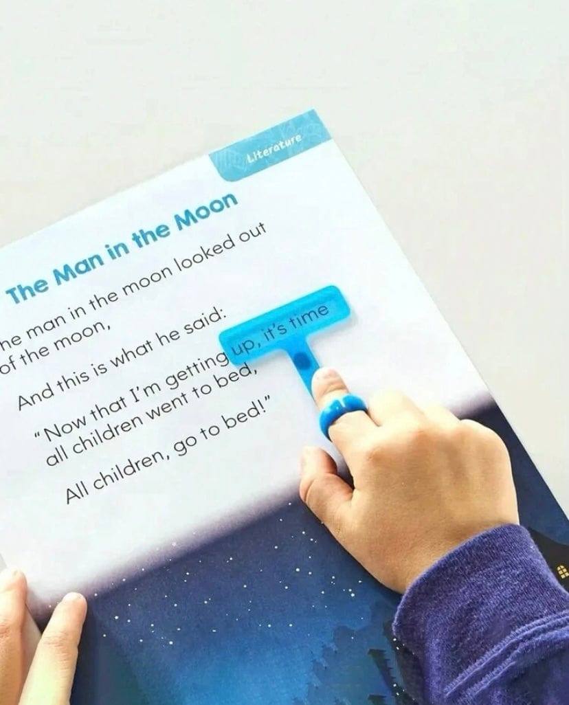 Reading Finger Guide — Sensory & Me